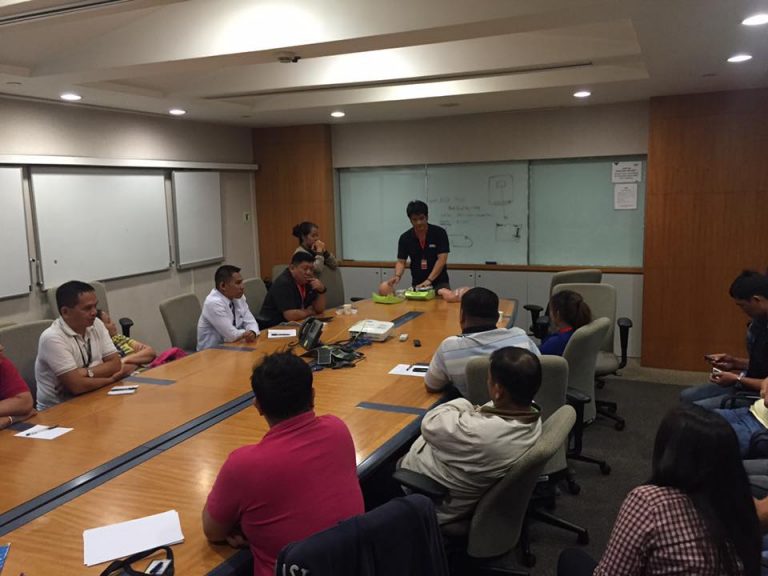 AED training BMC Weltrade and IBM Philippines - AED Philippines
